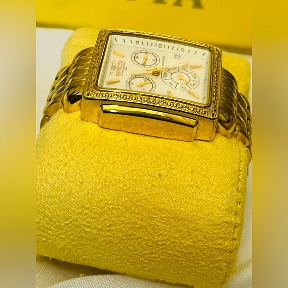 Invicta | Accessories | 6mm Gold Tone Stainless Steel Invicta Watch 16 ...